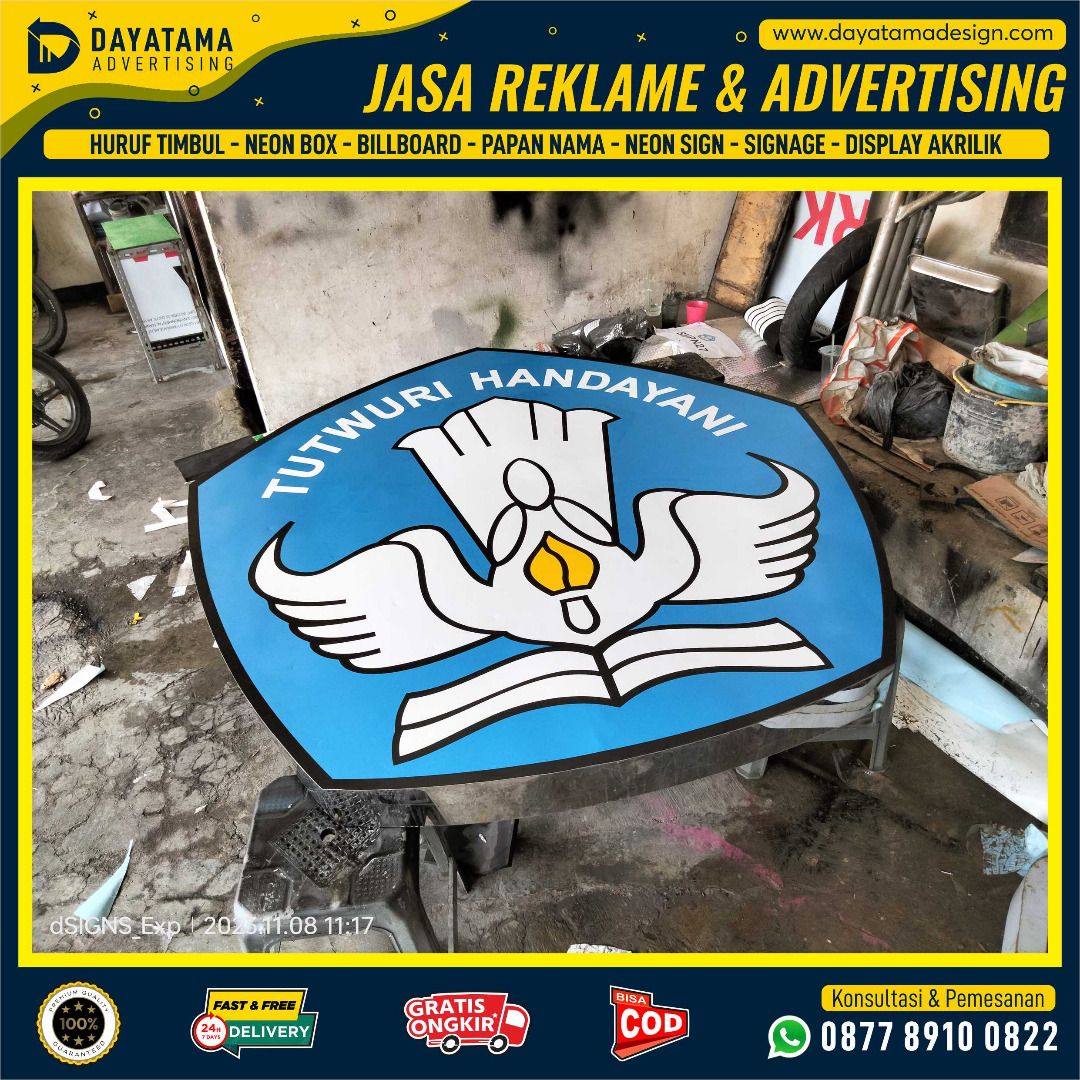Signboard Logo Huruf Timbul/ Neon Box/ Neon Sign/ Signbox, Desain ...