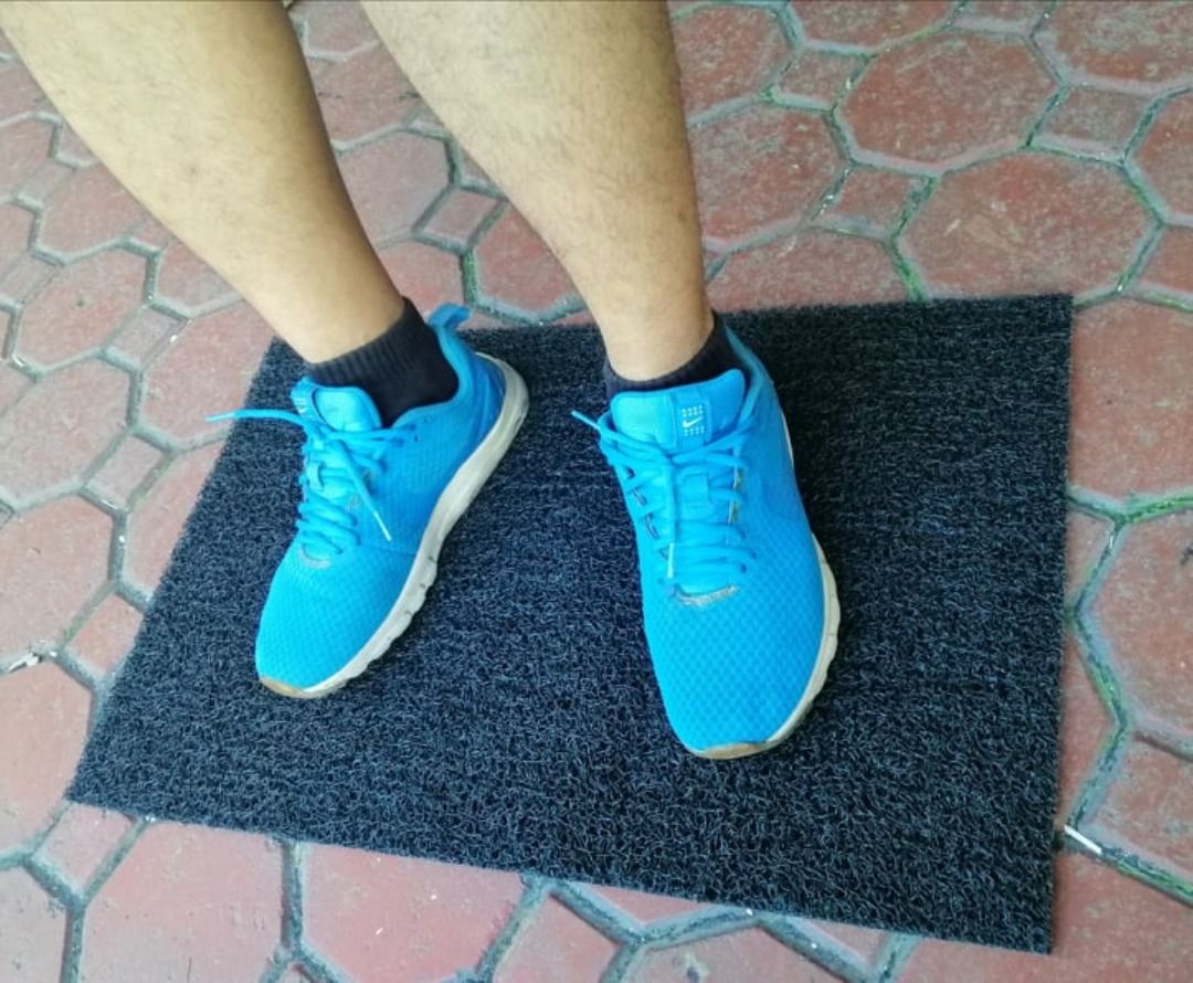 Soft Rubber Matting Loop Spaghetti Anti Slip (Black) 40cm x 60cm ...