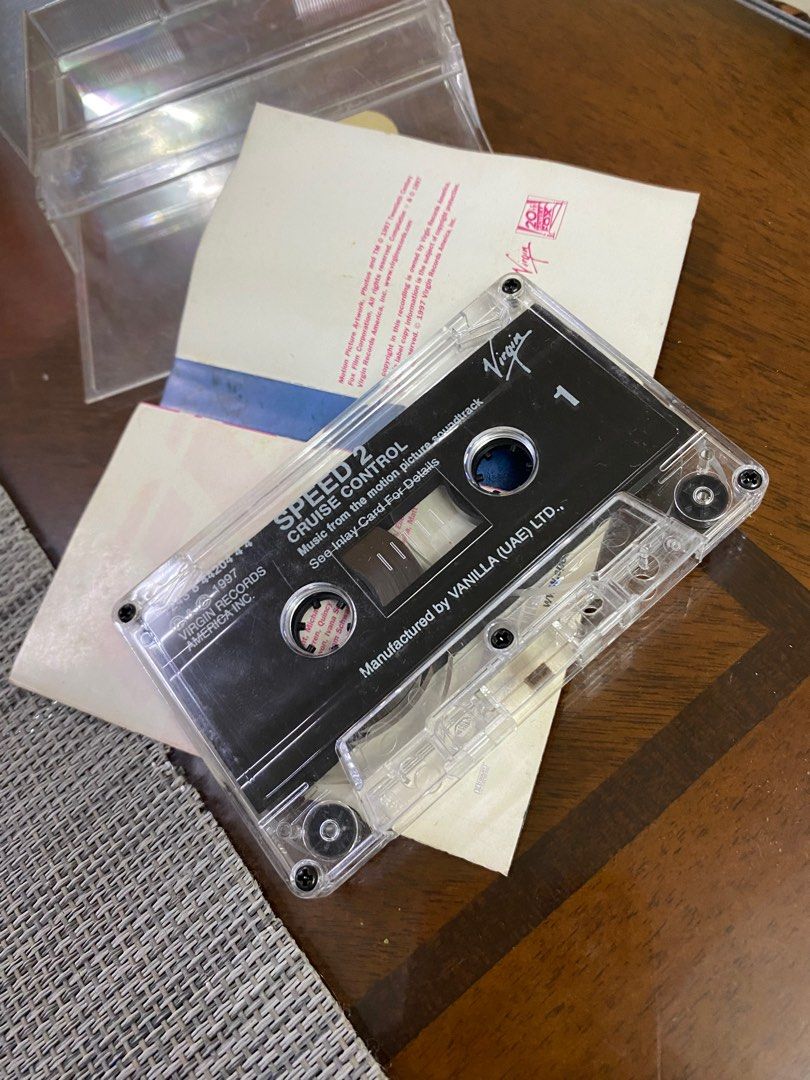 Speed 2 - Original Music Soundtrack Cassette Tape Cruise Control UB40 ...
