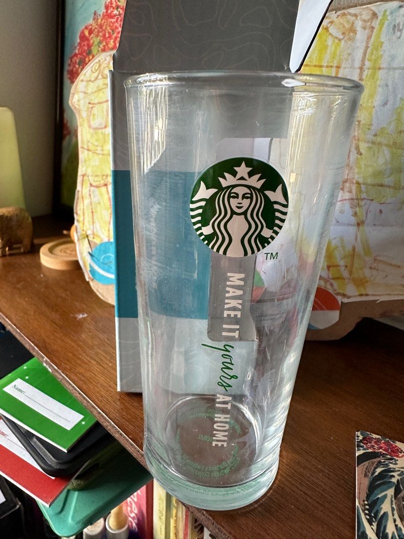 Starbucks glass, Furniture & Home Living, Kitchenware & Tableware ...