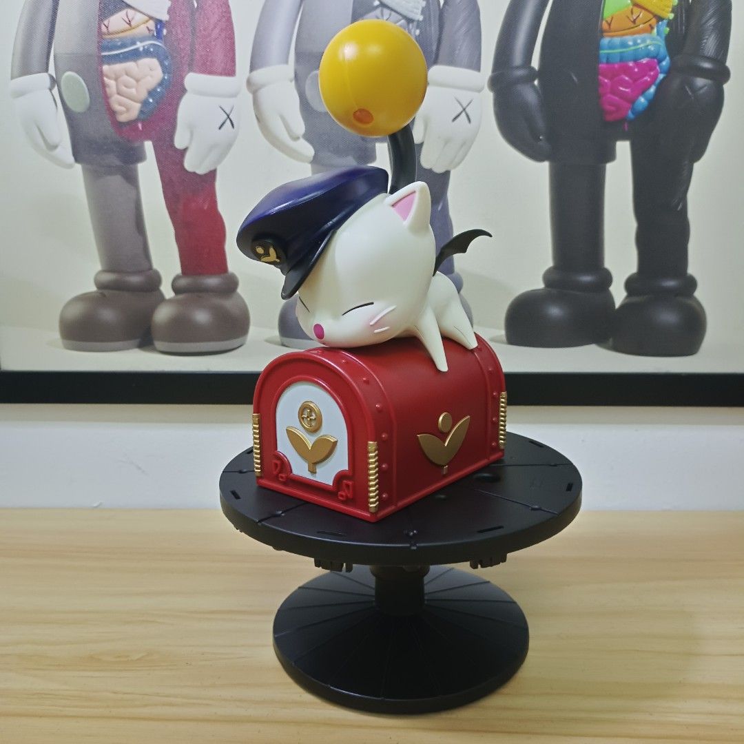 TAITO FINAL FANTASY XIV MOOGLE LETTER BOX PROJECTION CLOCK, Hobbies ...