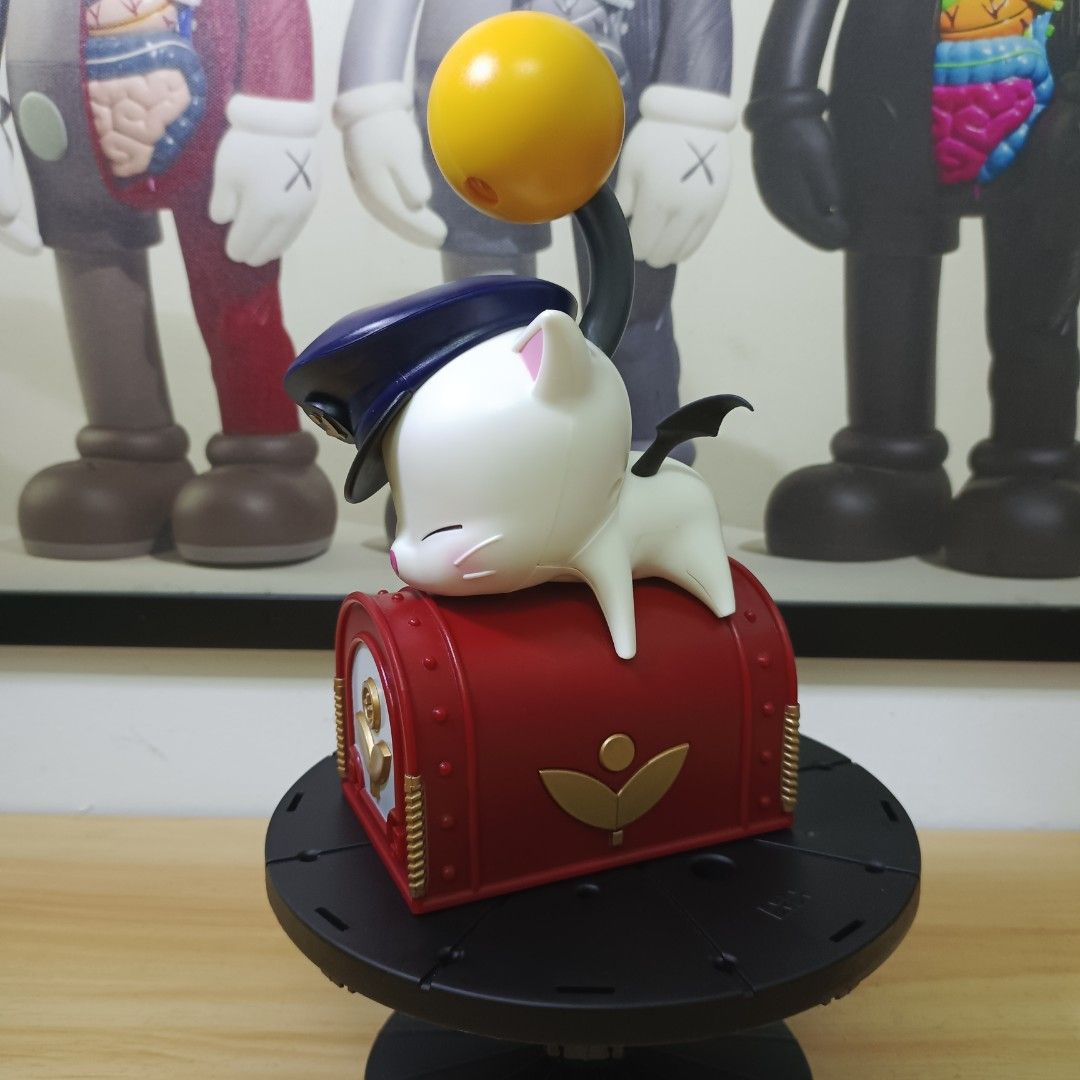 TAITO FINAL FANTASY XIV MOOGLE LETTER BOX PROJECTION CLOCK, Hobbies ...