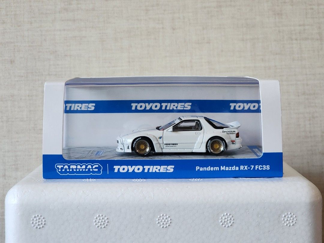 Tarmac Pandem Mazda RX-7 FC3S Toyo Tires, Hobbies & Toys, Toys & Games on Carousell