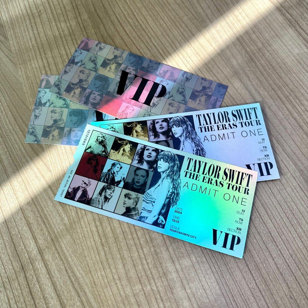 Taylor Swift Eras Tour VIP Merch (Complete set with 2024 souvenir ...