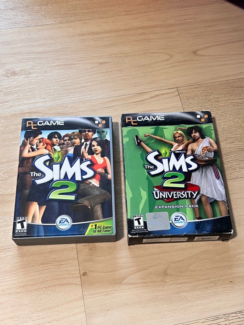 The Sims 2 Pc game - original game and university expansion pack ...