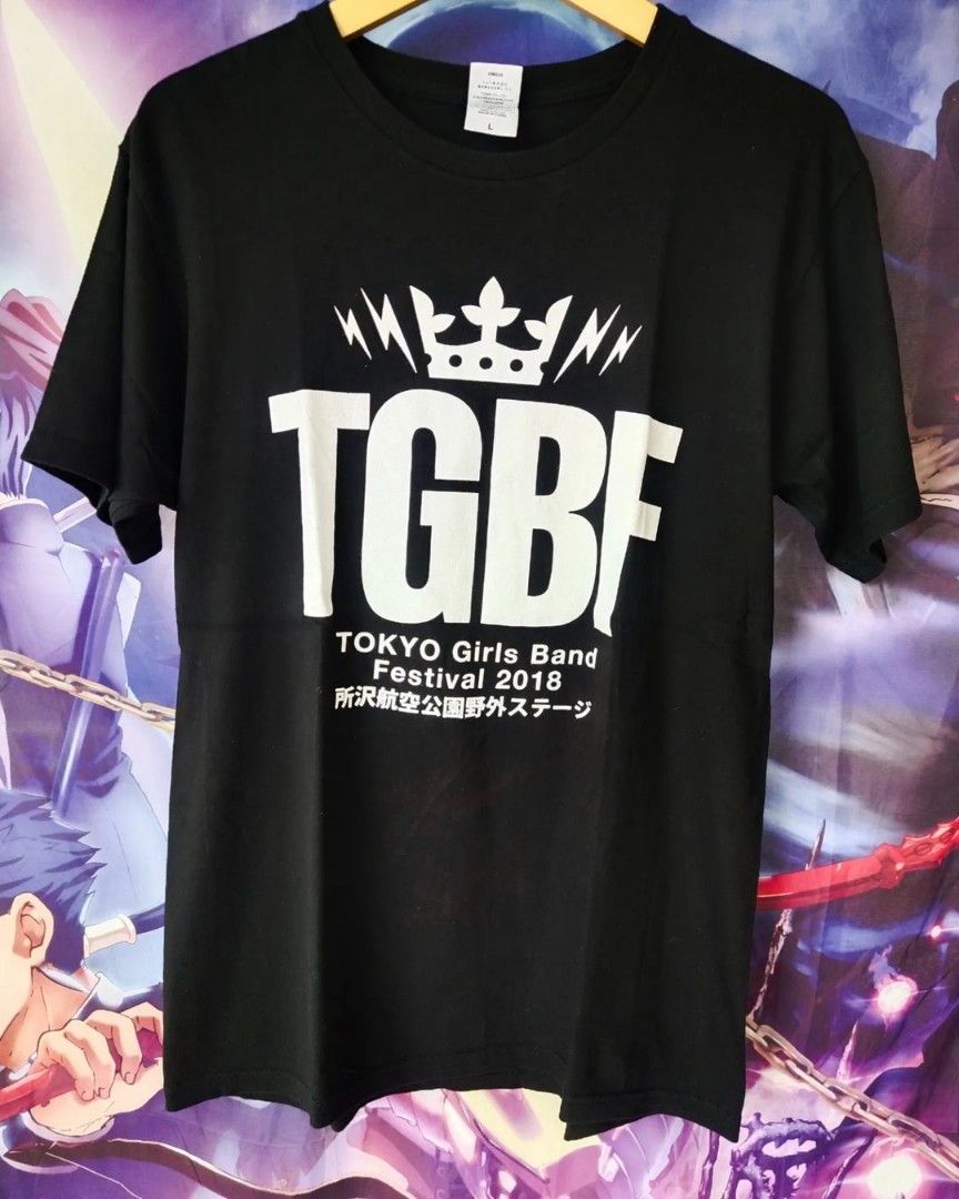 Tokyo Girls Band Festival 2018 Official Festival Tee Kaos Tshirt ...