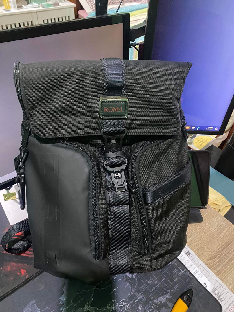 Tumi Mens Logistics Flap Lid Backpack, Men's Fashion, Bags, Backpacks ...