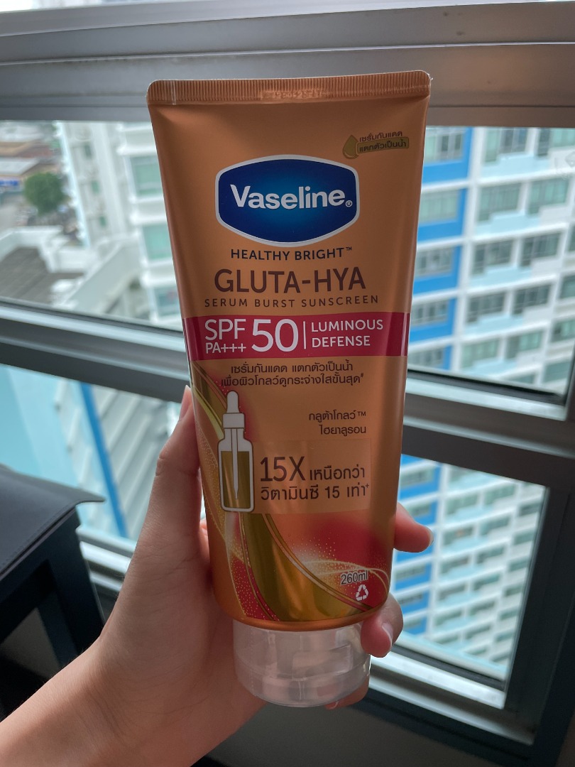 Vaseline Body Sunscreen SPF50 PA+++, Beauty & Personal Care, Bath ...