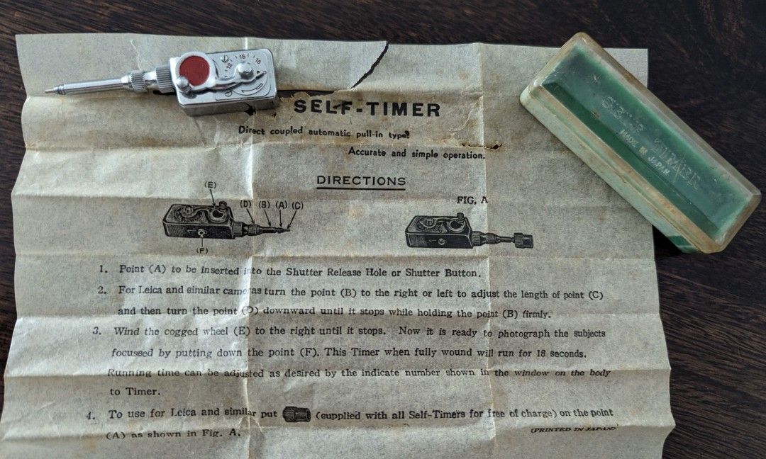 Vintage Camera Self Timer, Photography, Cameras on Carousell