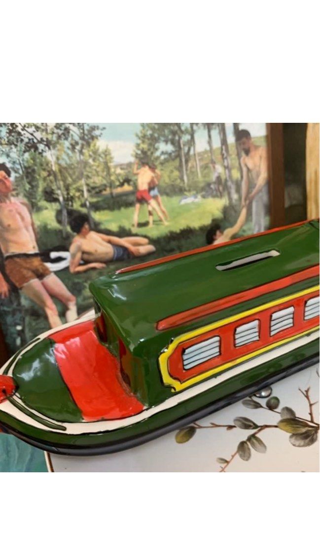 Vintage Hand painted Porcelain Canal Boat Coin Box England, Hobbies ...