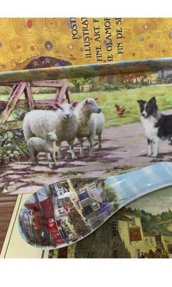 Vintage The Leonardo Collection Melamine Tray & Spoon Rest England ...