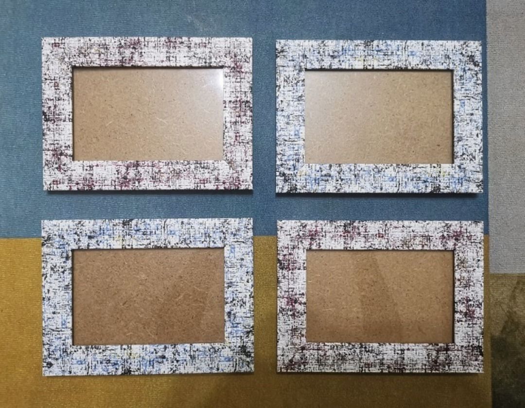 Wooden Table Photo Frame. Bingkai Gambar Meja Kayu, Furniture & Home ...