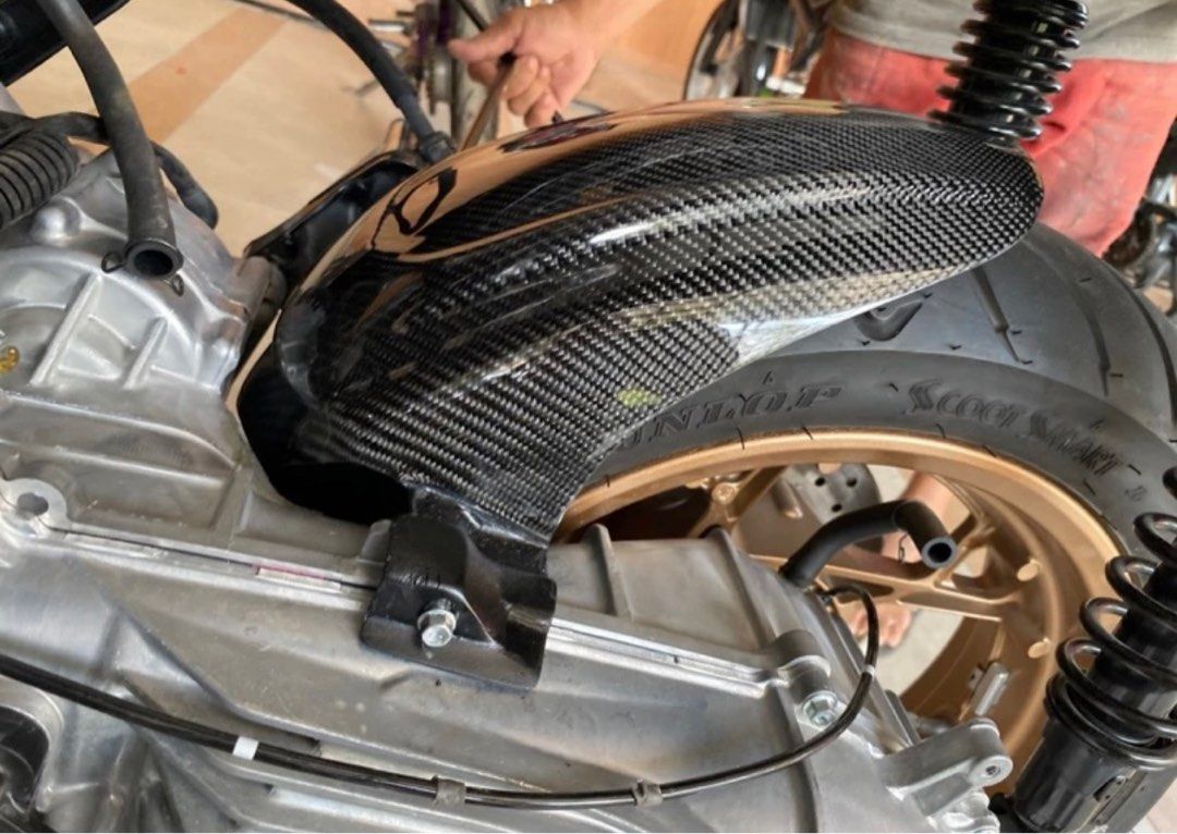 Xmax V2 carbon Rear Hugger, Hobbies & Toys, Stationery & Craft, Other ...