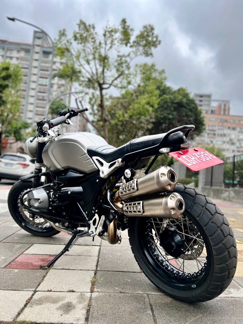 2019 BMW R nineT R9T Scrambler 總代理 Kineo輕量化前後輪框 Ohlins避震 低里程, 機車, 重機在旋轉拍賣