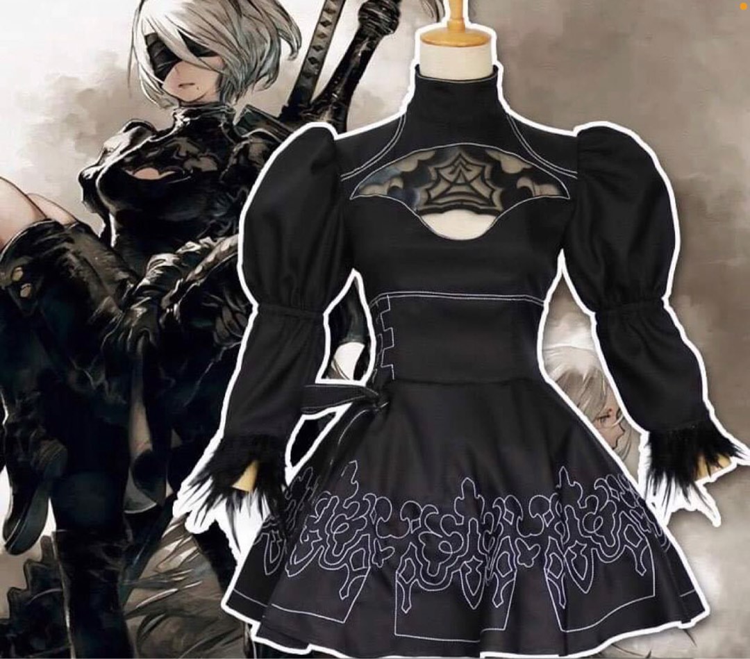 2B NIER AUTOMATA ALL INCLUSIONS WITH WIG YORHA WOMEN GAME ANIME COSTUME ...