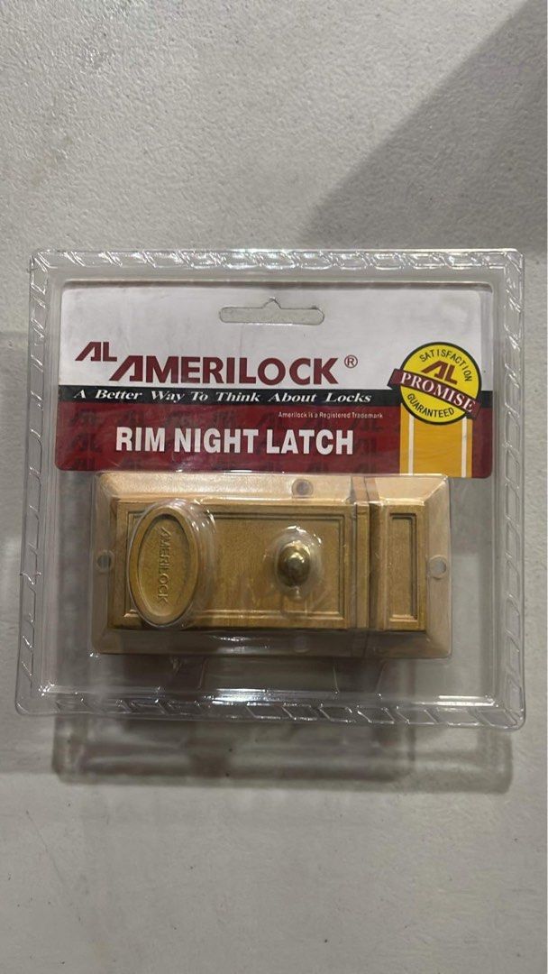 Rim night latch amerilock, Furniture & Home Living, Home Improvement ...
