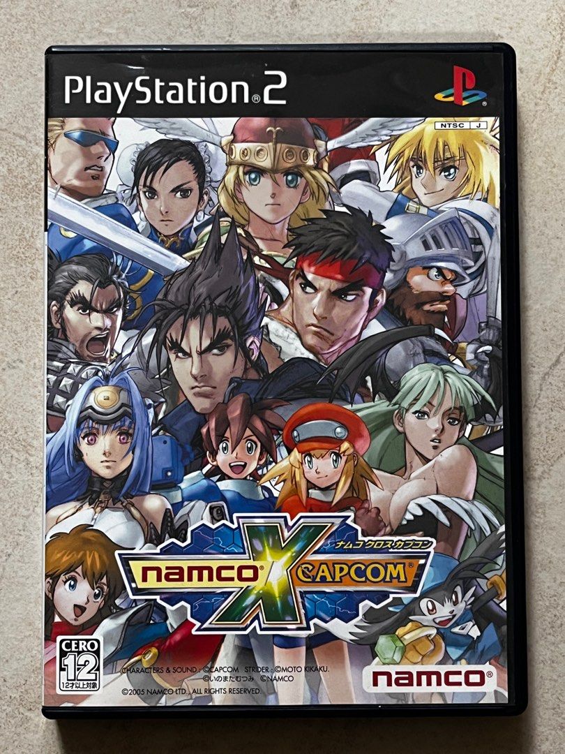 日版 PS2 NAMCO X CAPCOM TEKKEN SUPER STREET FIGHTER ROCKMAN MEGAMAN ...