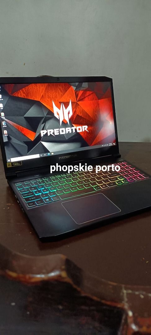 Acer Predator Triton Gaming Editing laptop Intel core i7 Nvidia GPU RGB ...