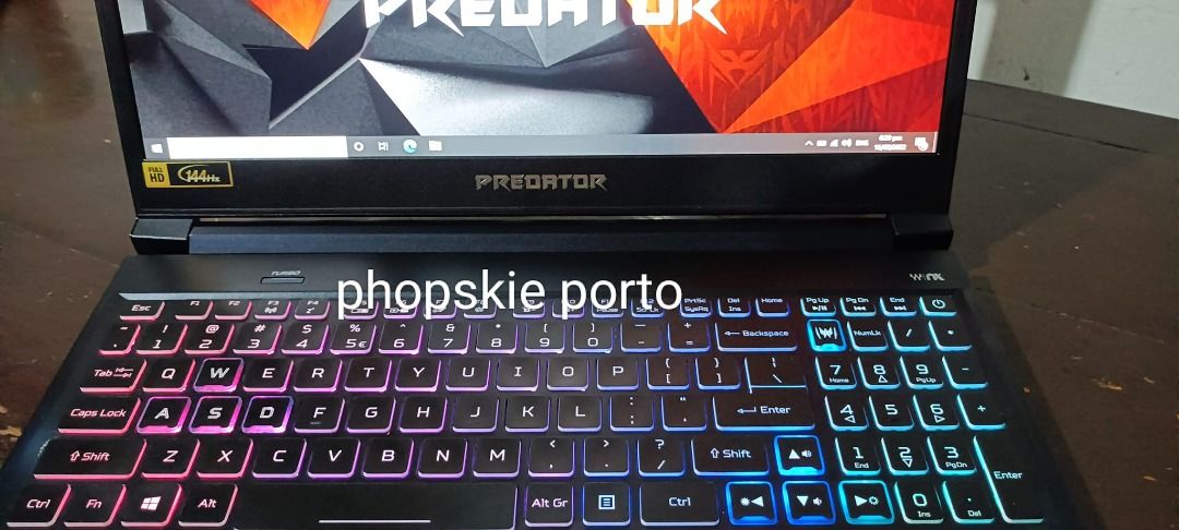 Acer Predator Triton Gaming Editing laptop Intel core i7 Nvidia GPU RGB ...