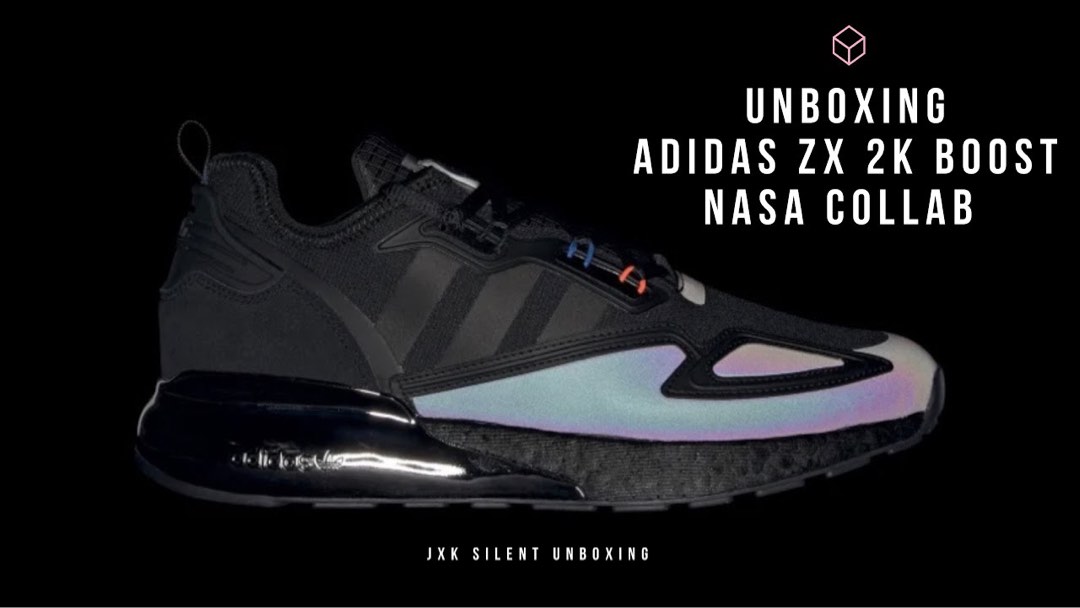 LIMITED EDITION Authentic Adidas x NASA ZX 2K Boost Sneakers, Men's ...