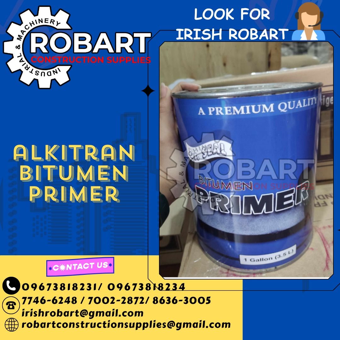 alkitran bitumen primer, Commercial & Industrial, Construction Tools ...