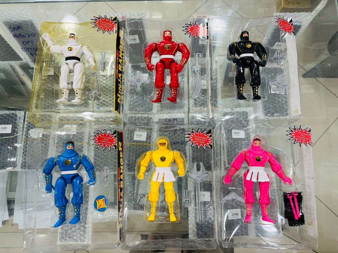 Bandai vintage MMPR THE MOVIE NINJA RANGER, Hobbies & Toys ...