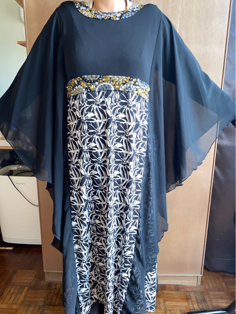 Black Dress/ Jubah Modern from Ratu, Women's Fashion, Dresses & Sets ...