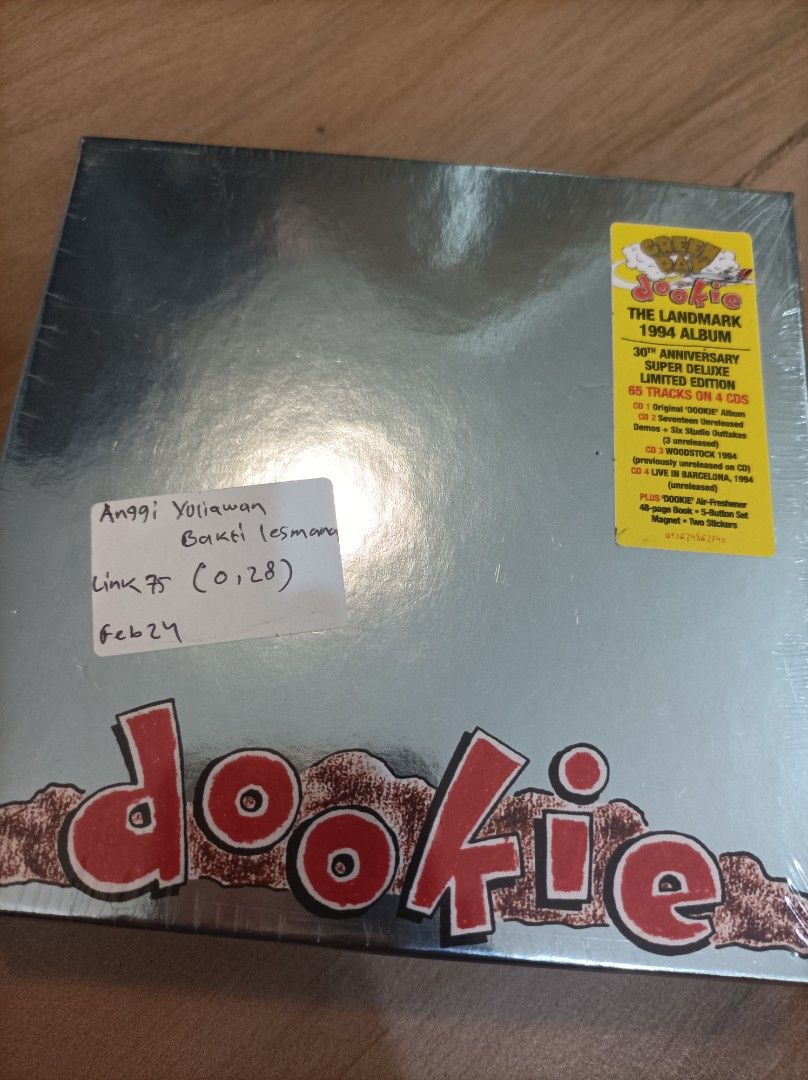 Boxset CD GREEN DAY - Dookie (30th Anniversary Super Deluxe Limited ...
