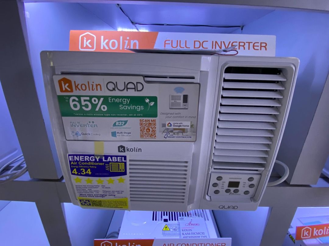 Brand New KOLIN WINDOW TYPE AIRCON, TV & Home Appliances, Air ...