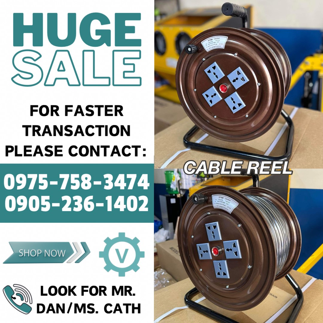 Cable Reel, Commercial & Industrial, Construction Tools & Equipment on ...