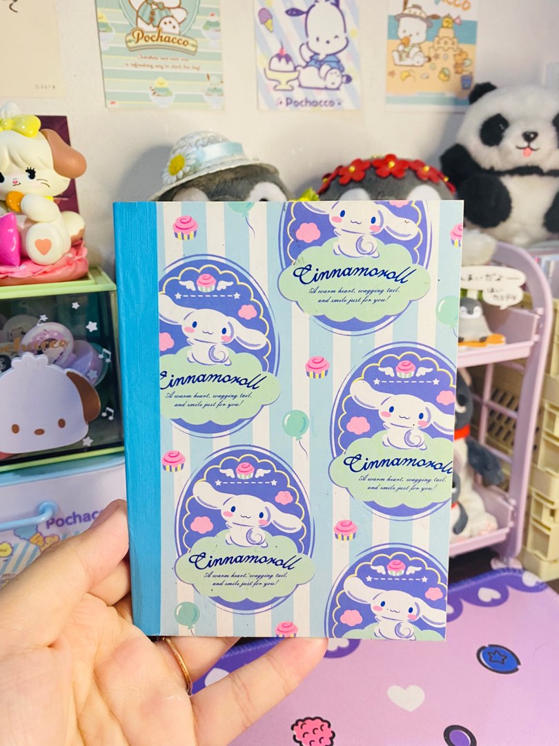 Cinnamoroll stripes notebook, Hobbies & Toys, Stationary & Craft ...