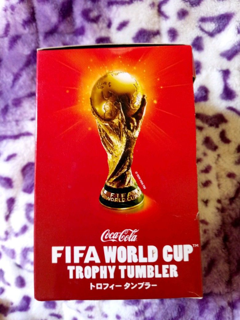 Coca Cola Aluminum FIFA World Cup Trophy Tumbler Japan, Hobbies & Toys ...