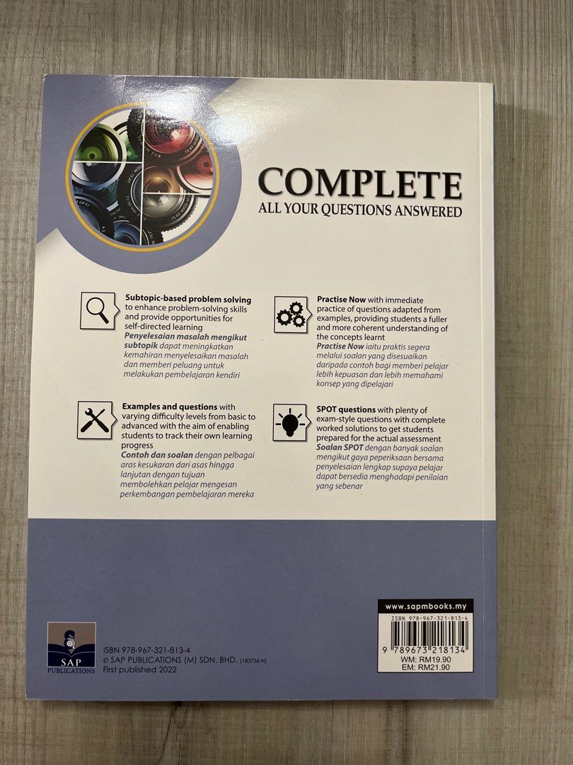 COMPLETE ALL YOUR QUESTIONS ANSWERED (SCIENCE FORM 5), Hobbies & Toys ...