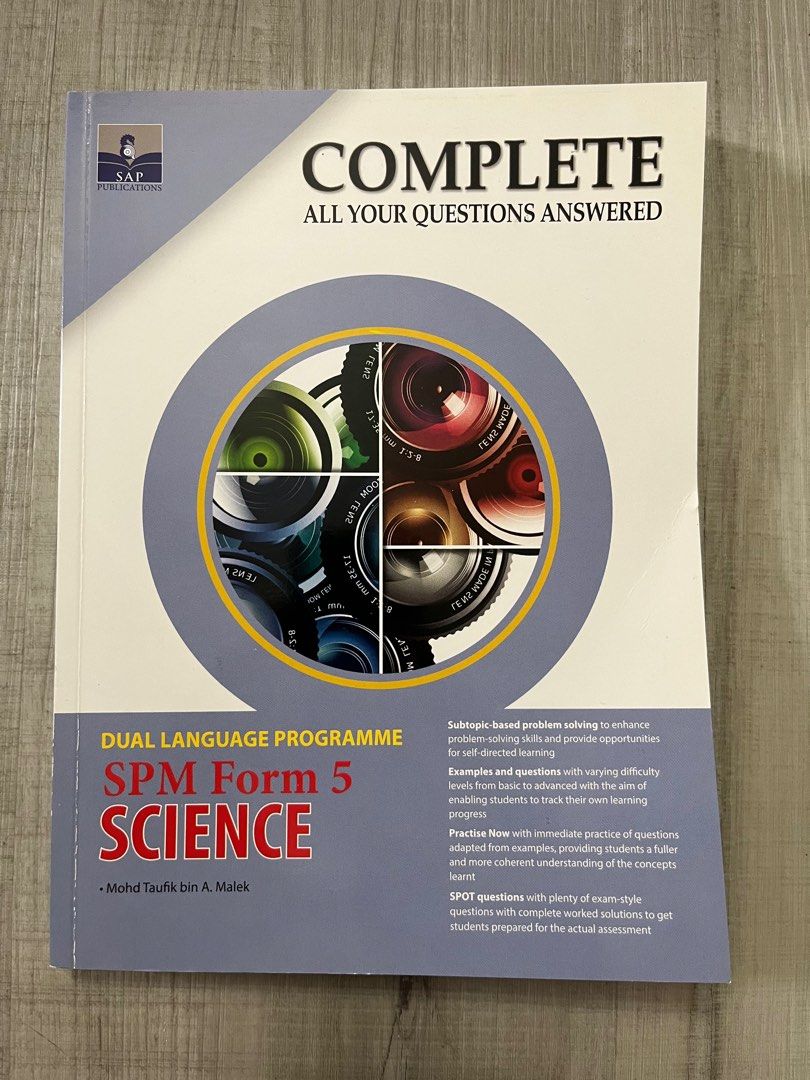 COMPLETE ALL YOUR QUESTIONS ANSWERED (SCIENCE FORM 5), Hobbies & Toys ...