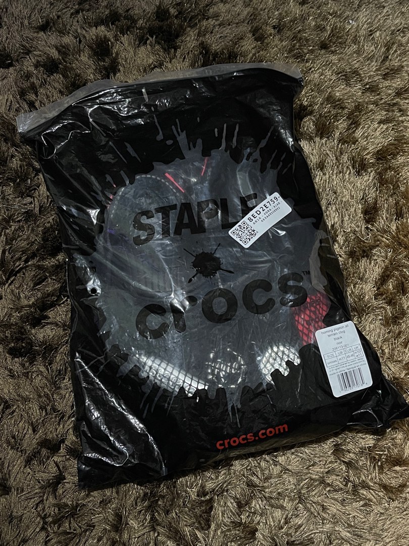 Crocs x Staple Pigeon, Men's Fashion, Footwear, Slippers & Slides on ...
