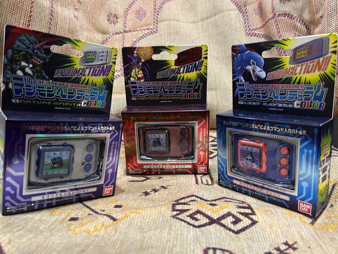 Digimon pendulum color, Hobbies & Toys, Toys & Games on Carousell