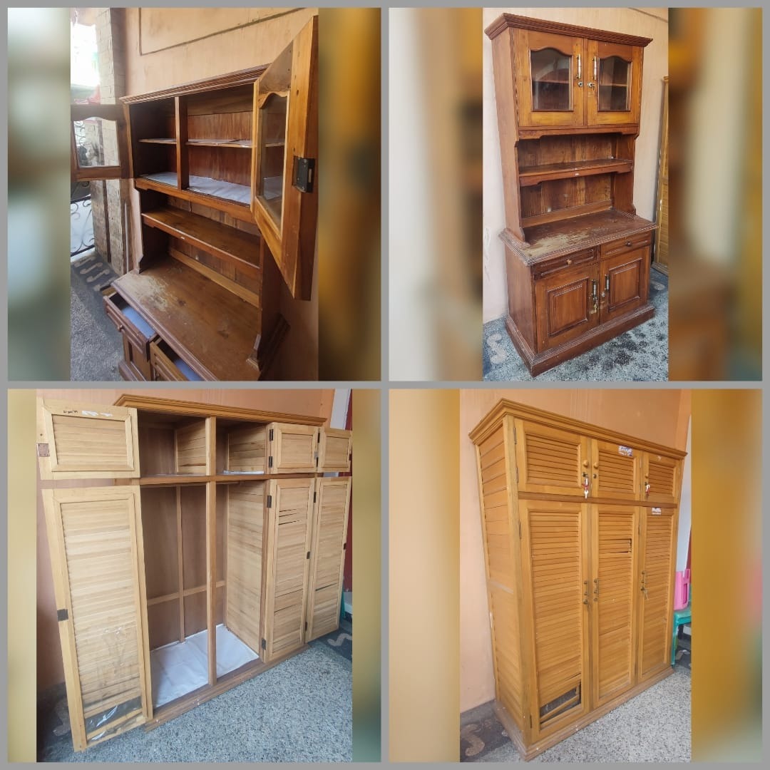 DIJUAL Lemari Jati dan Lemari Baju BEKAS!, Perabotan Rumah di Carousell