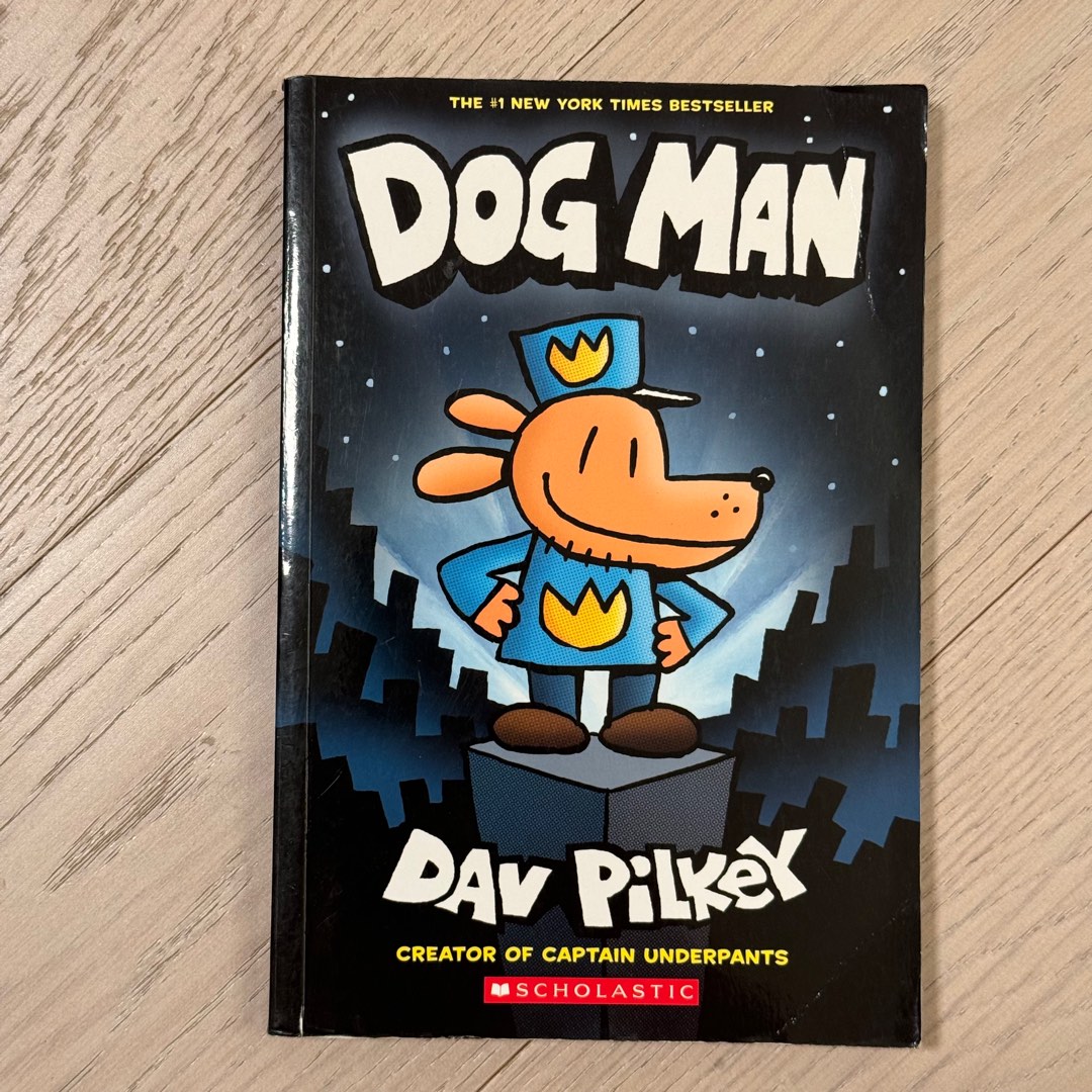 Dog Man comic book, 興趣及遊戲, 書本 & 文具, 兒童書籍 - Carousell