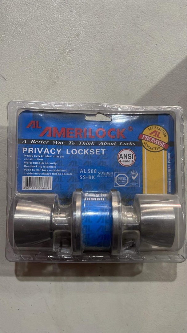 Door knob/lock Amerilock, Furniture & Home Living, Home Decor, Other ...