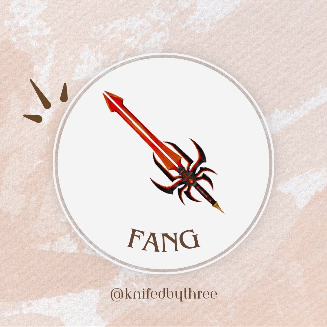 FANG ROBLOX MM2, Video Gaming, Gaming Accessories, In-Game Products on ...