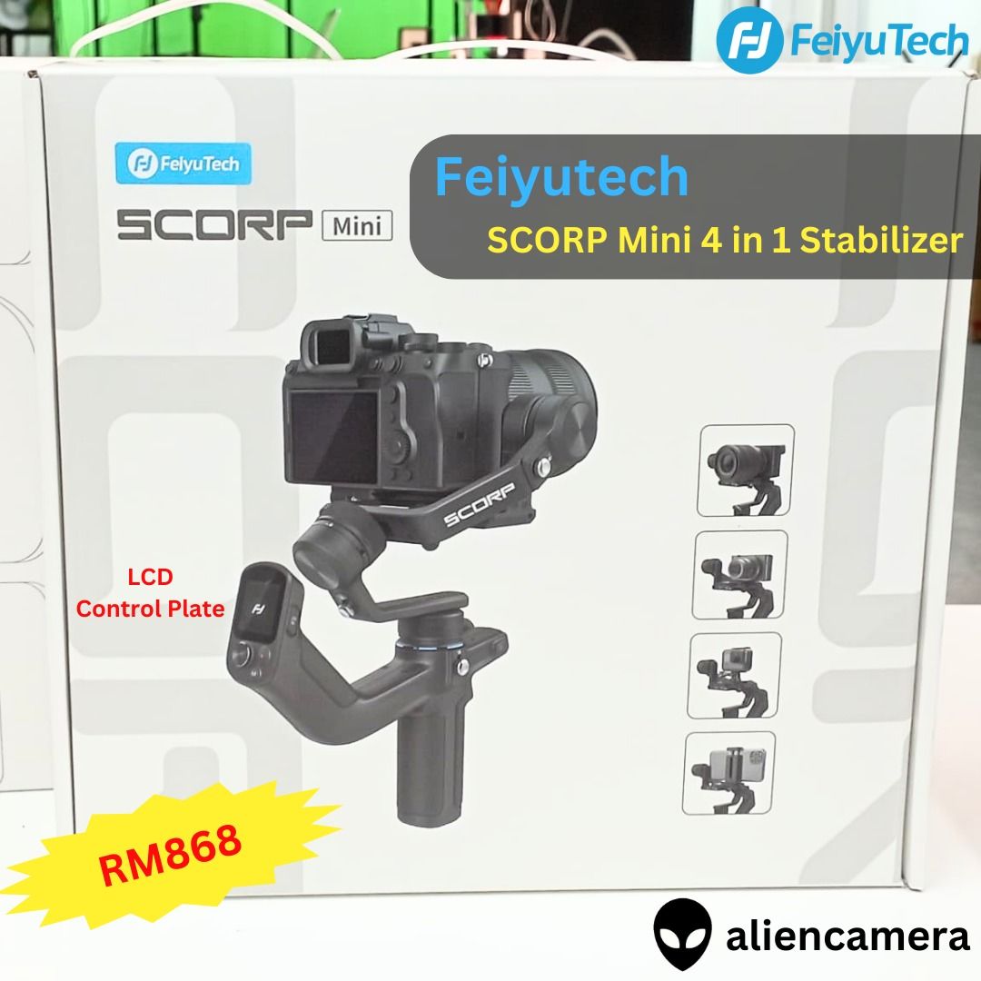 Feiyu Scorpion SCORP Mini 3-Axis Smart Handheld Gimbal, Photography ...