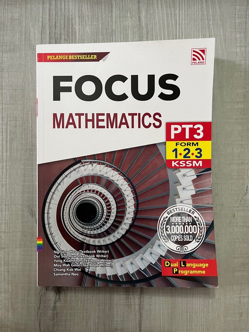 FOCUS MATHEMATICS (Form 1,2,3), Hobbies & Toys, Books & Magazines ...