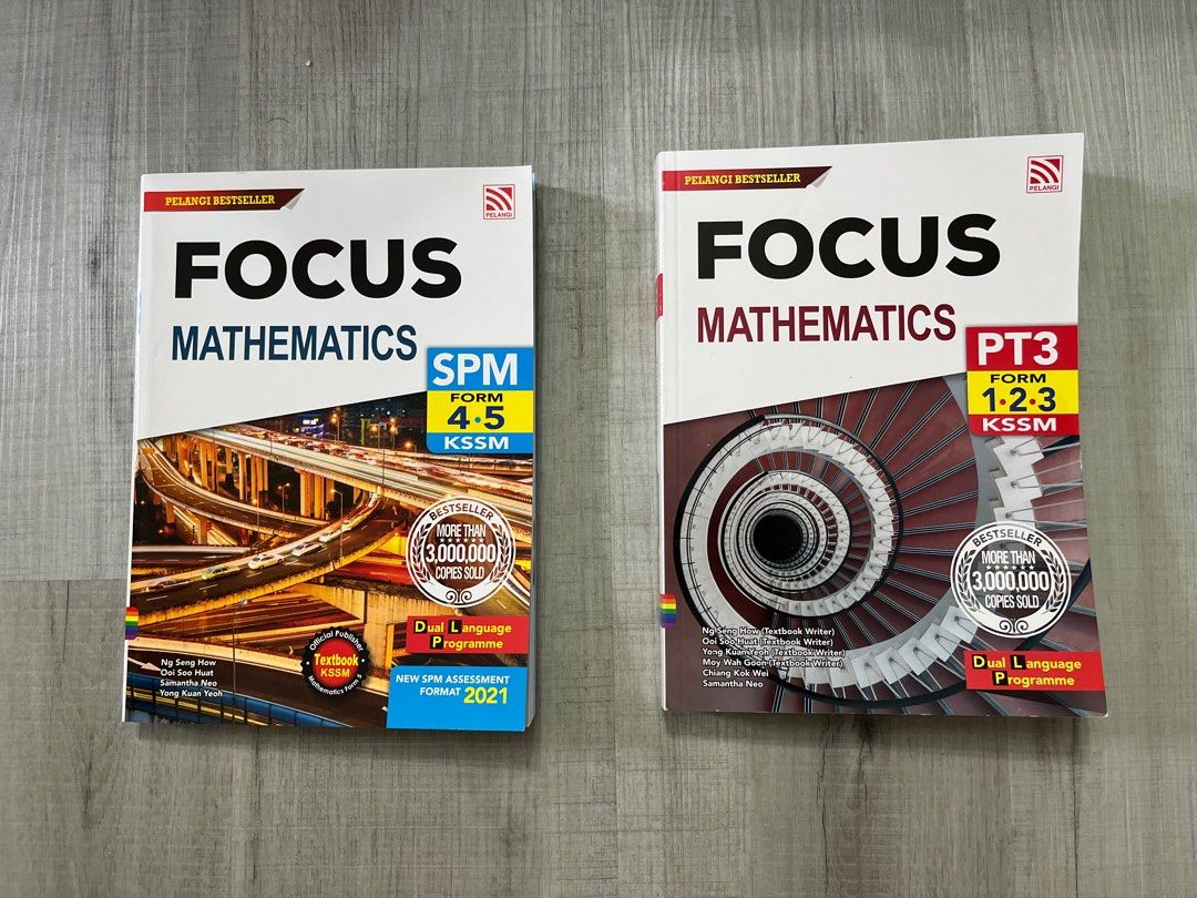 FOCUS MATHEMATICS (Form 1,2,3), Hobbies & Toys, Books & Magazines ...