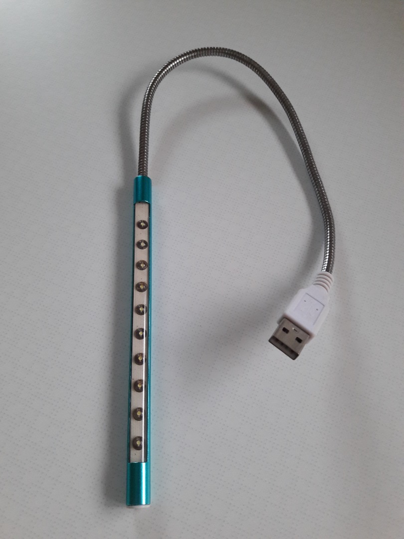 FWP: USB LED Light, Flexible Metal Gooseneck (READ DESCRIPTION ...