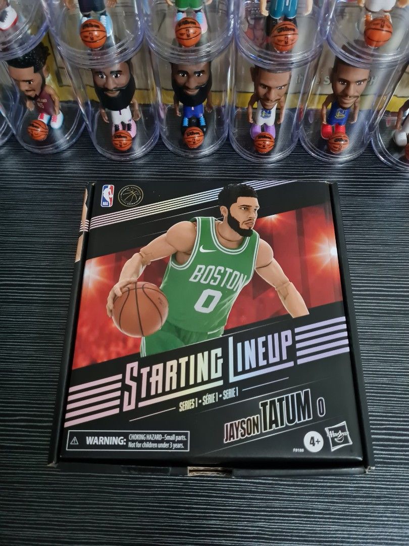 Hasbro NBA Starting Line-up : Lebron, Curry, Tatum, Ja Morant, Trae ...