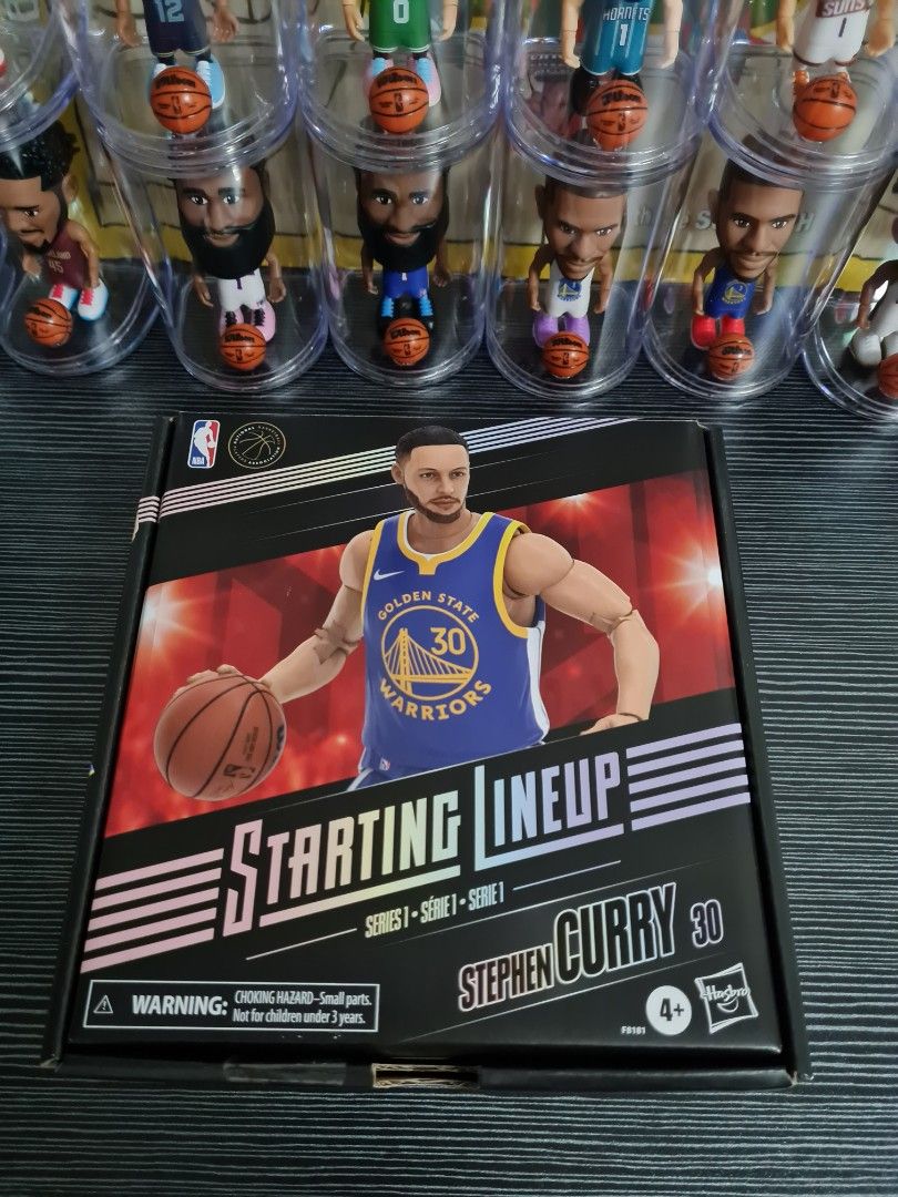 Hasbro NBA Starting Line-up : Lebron, Curry, Tatum, Ja Morant, Trae ...