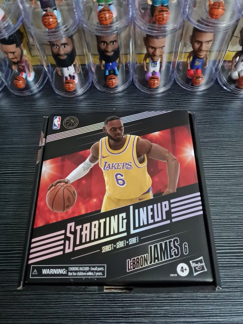 Hasbro NBA Starting Line-up : Lebron, Curry, Tatum, Ja Morant, Trae ...