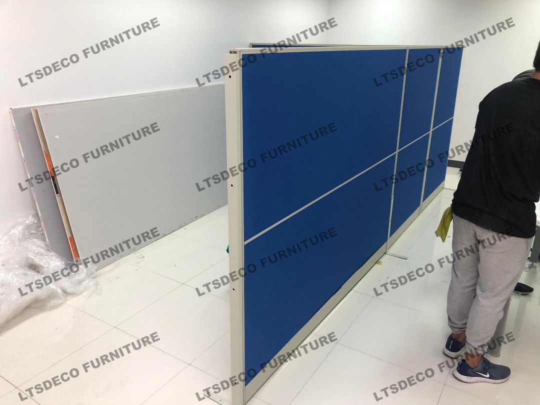 HIGH PANEL IN FULL FABRIC PARTITION | OFFICE PARTITION, Furniture ...