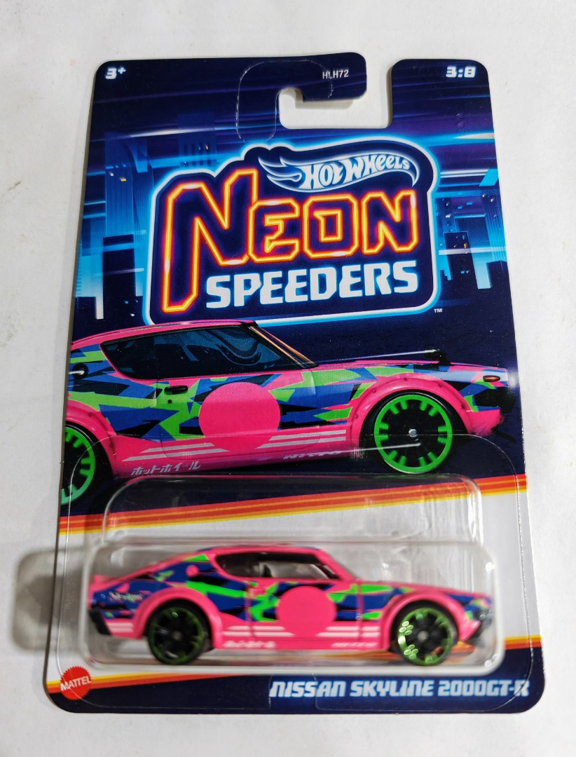 Hot Wheels Nissan Skyline 2000GT-R kenmari neon speeders, Hobbies ...