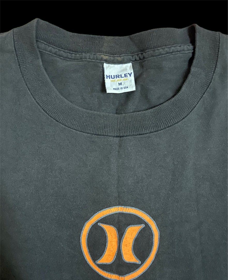 Hurley Center Logo Made is usa, Men's Fashion, Activewear on Carousell